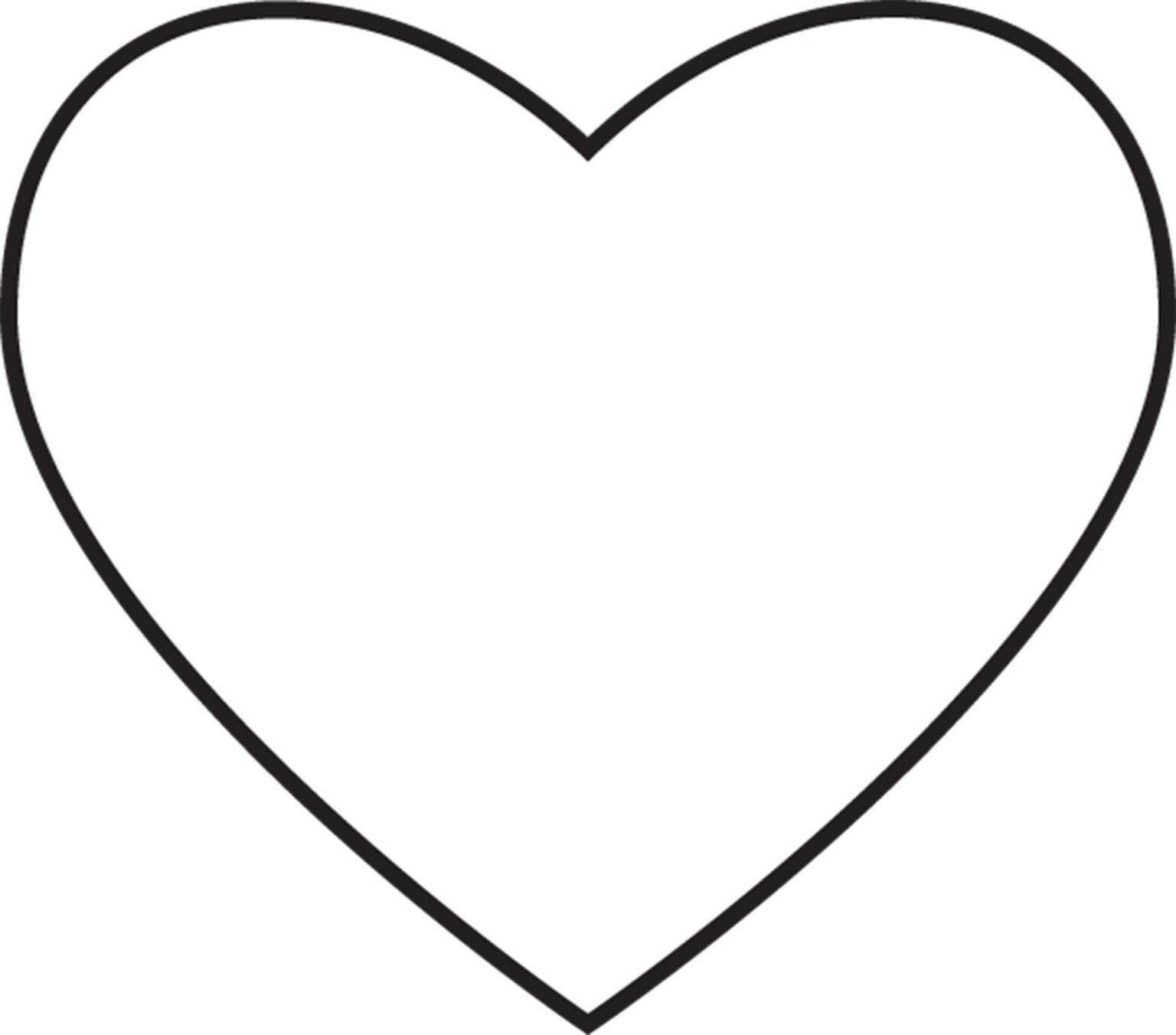 Kolorowanka Serduszko do druku i online