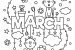 Kolorowanka Kolorowanki Marzec do druku i online